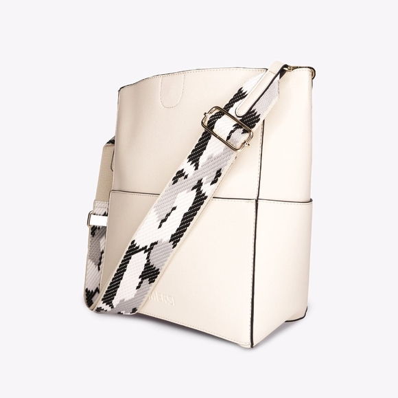 Mersi | Bags | Mersi Demi Bucket Bag Nwt In Cream | Poshmark